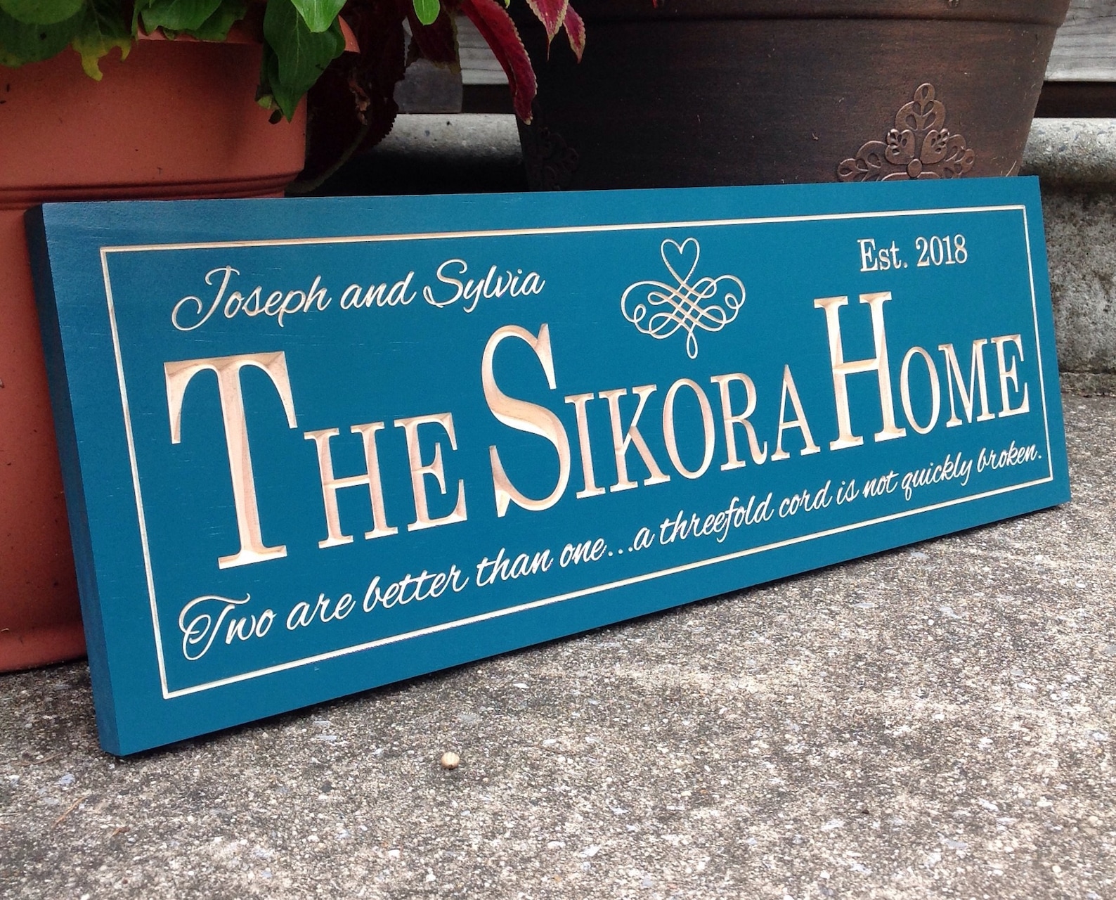 Custom Engraved Sign Personalized Engraved Sign Anniversary - Etsy