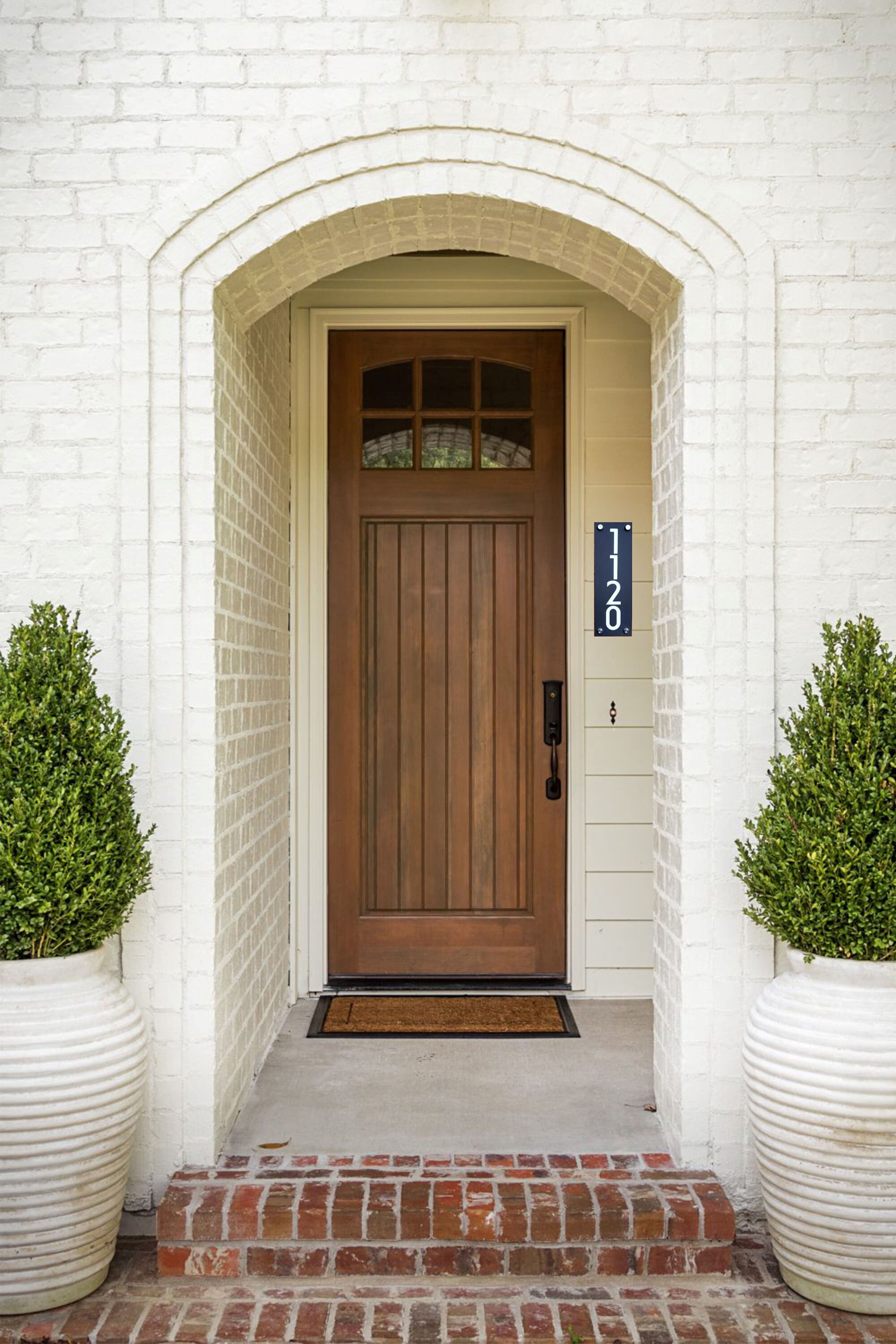 Outdoor Address Sign Modern House Number Sign House Number - Etsy