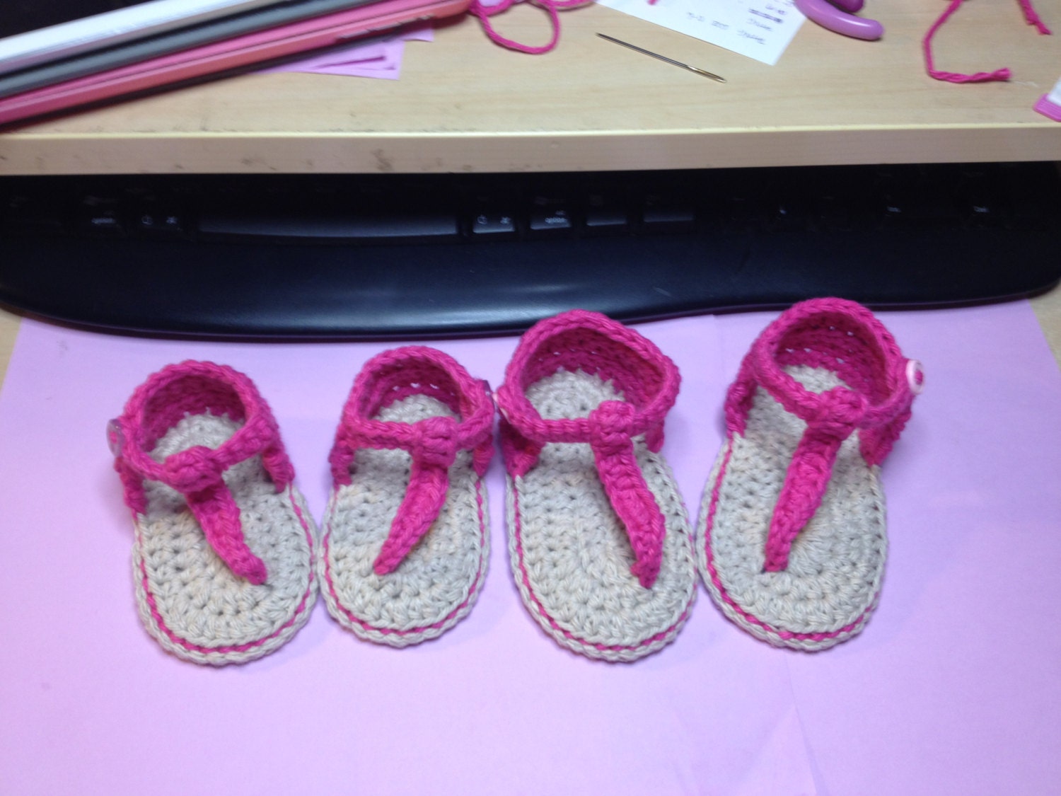Ariana Thong Sandals Crochet Pattern for Babies - Etsy