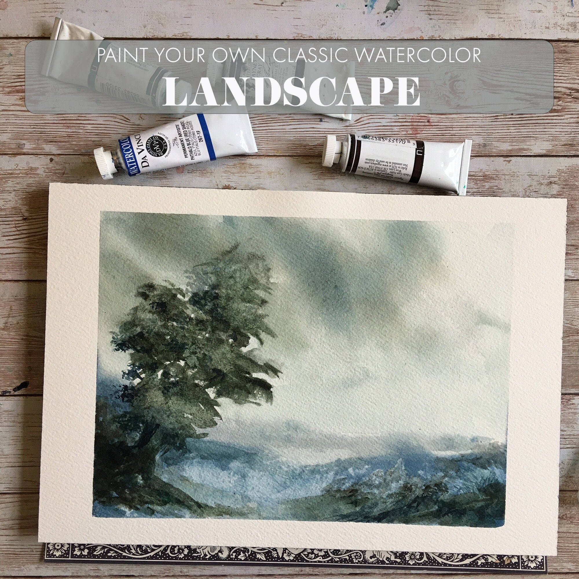 Watercolor Landscape Tutorial