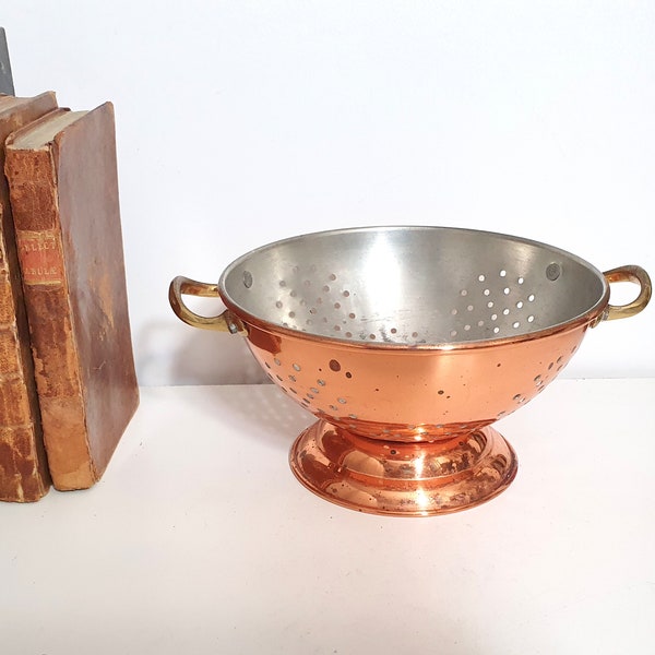 Copper Colander - Etsy