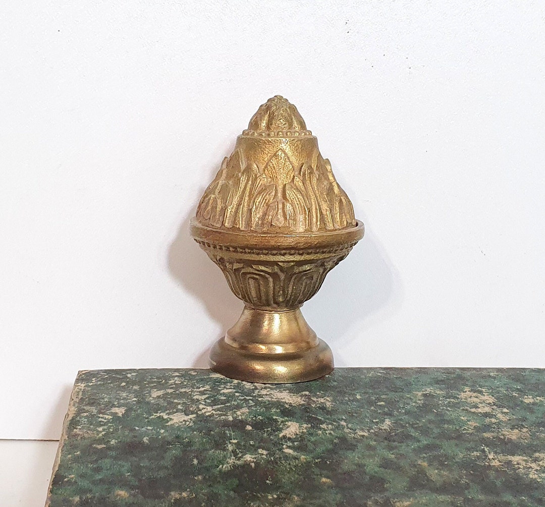 Antique Bronze Finial French Decorative Topper for Post, Furniture ...