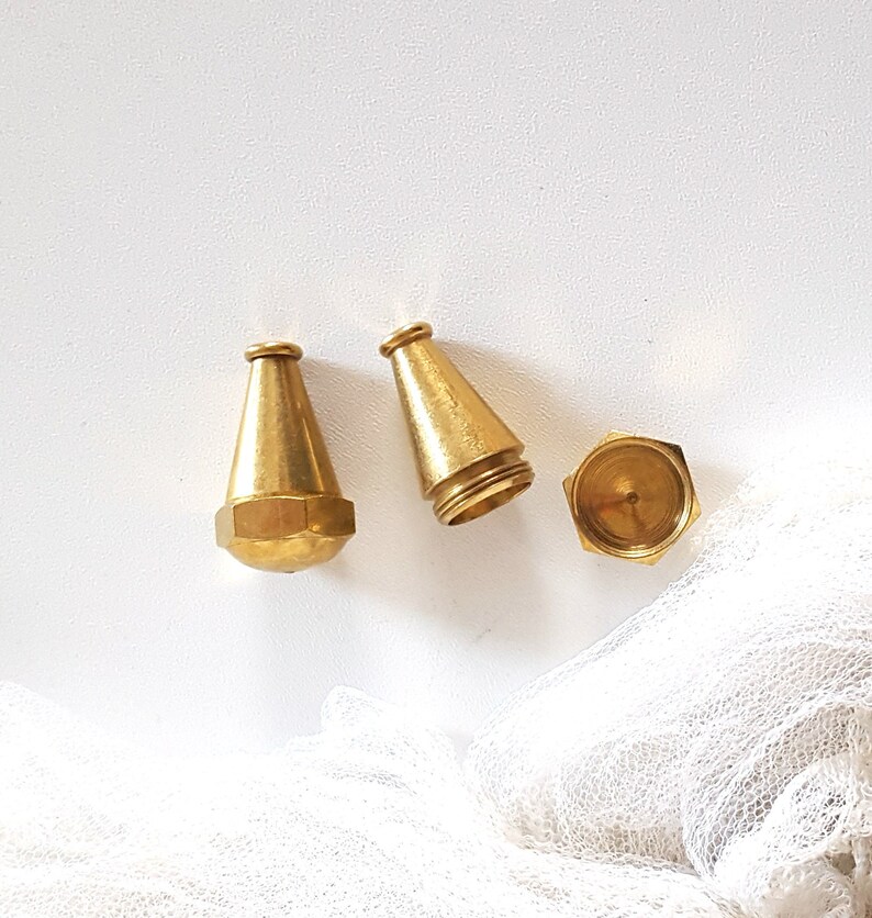Pair Of Vintage Curtain Cord Blind Light Pulls French Brass Etsy
