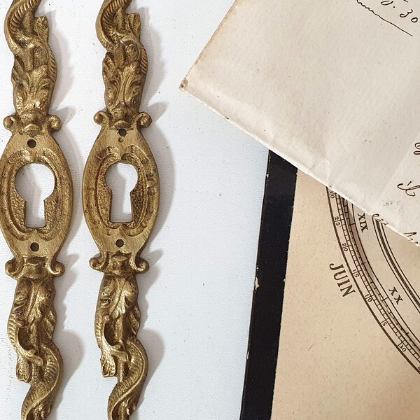 Antique Escutcheon - Etsy