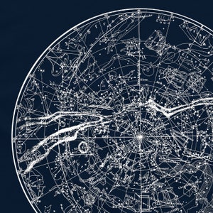 Constellation Shirt - Unisex - Astronomy Tshirt - Men's and Women's T ...