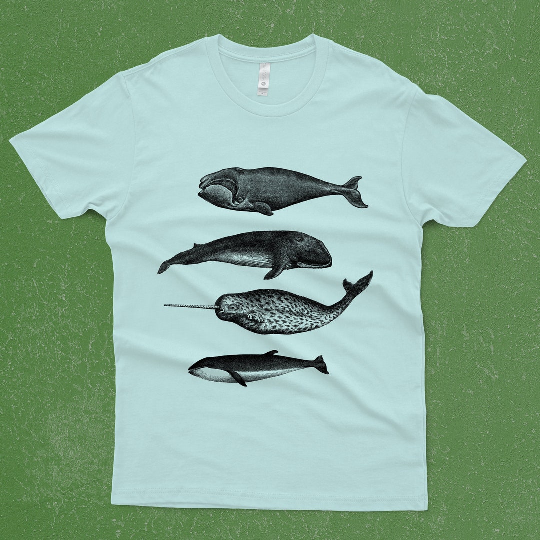 Whale Shirt - Unisex - Narwhal T-shirt - Whale Tshirt - Killer Whale ...