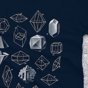 Geometric Shapes T-shirt - Unisex Graphic Tee Shirt - Geometric Math ...