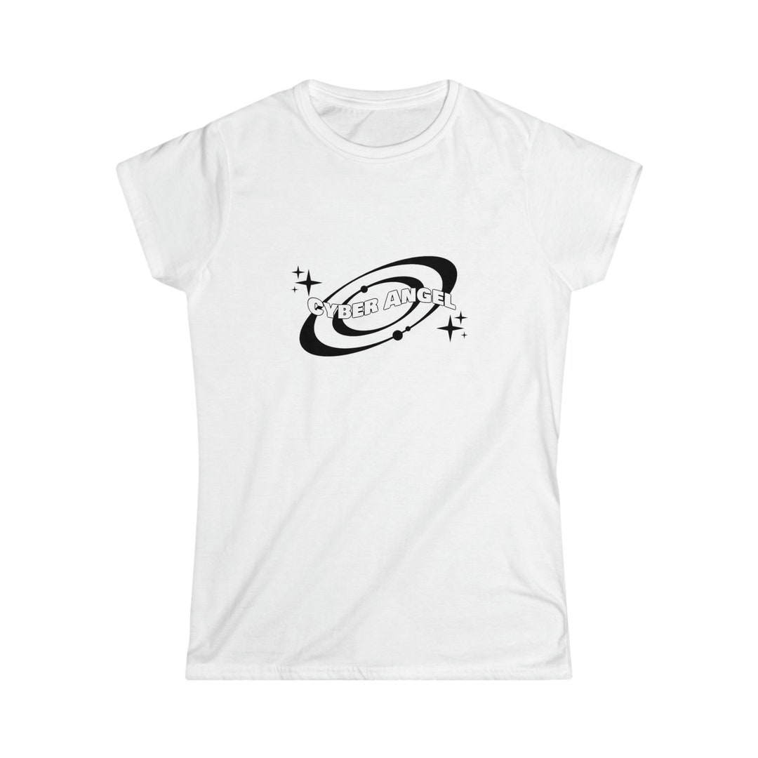 Cyber Angel Girl Tee Shirt Cybercore Angel Glitch Y2k Style T - Etsy