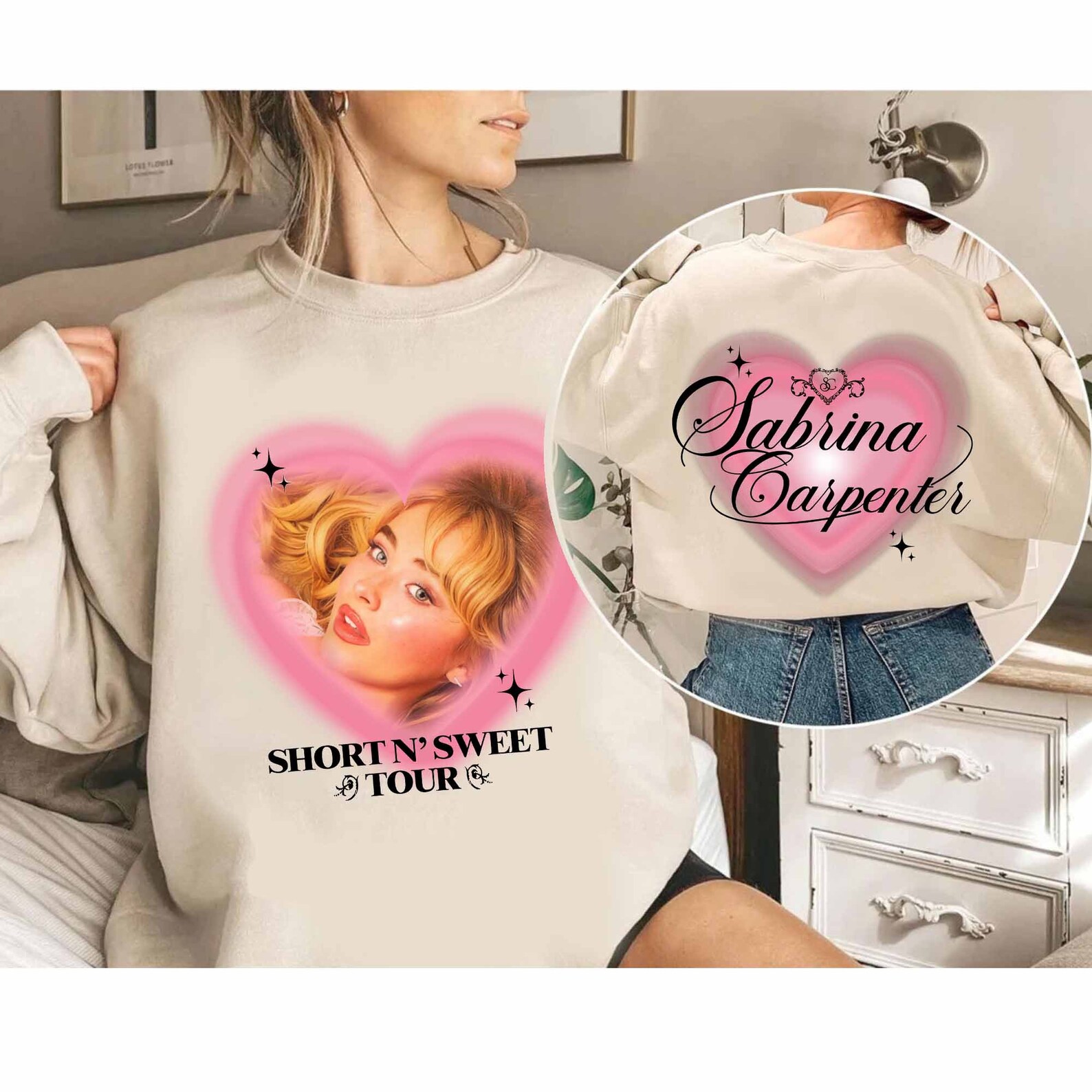 Sabrina Short N Sweet Tour 2024 Shirt, Carpenter 2024 Concert Tee ...