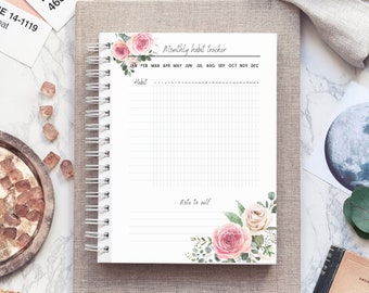 Floral Tracker | Etsy