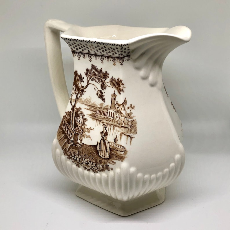 Vintage Ironstone Dining Set Adams and Sons Collection W/ 5 Pieces ...