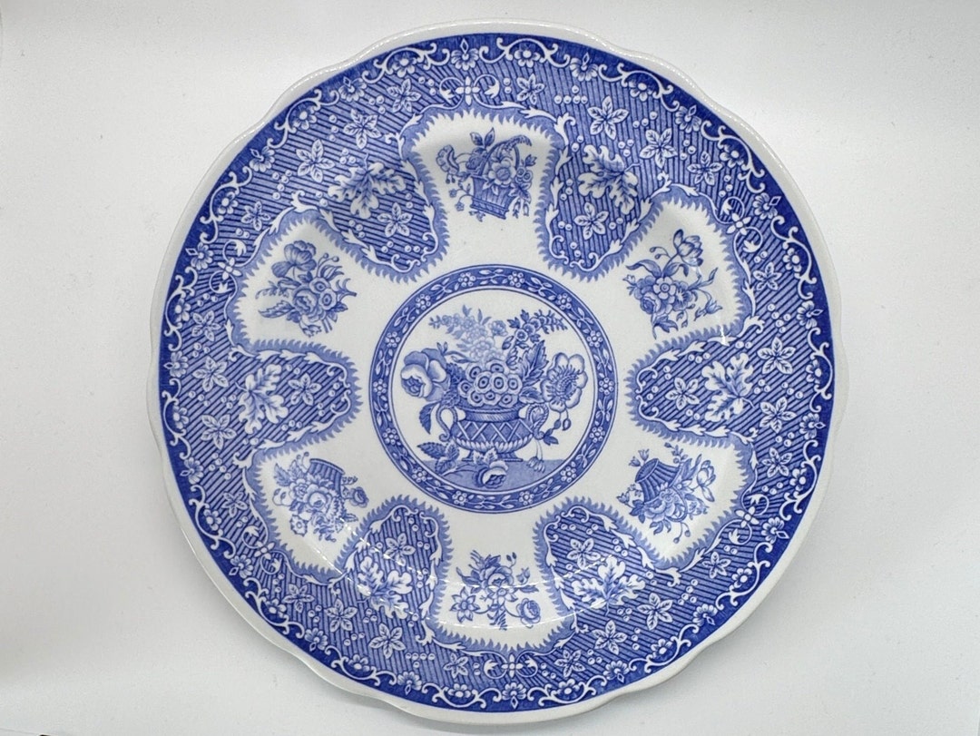 Spode Blue Room filigree Round Plate W/ Wall Hanger - Etsy