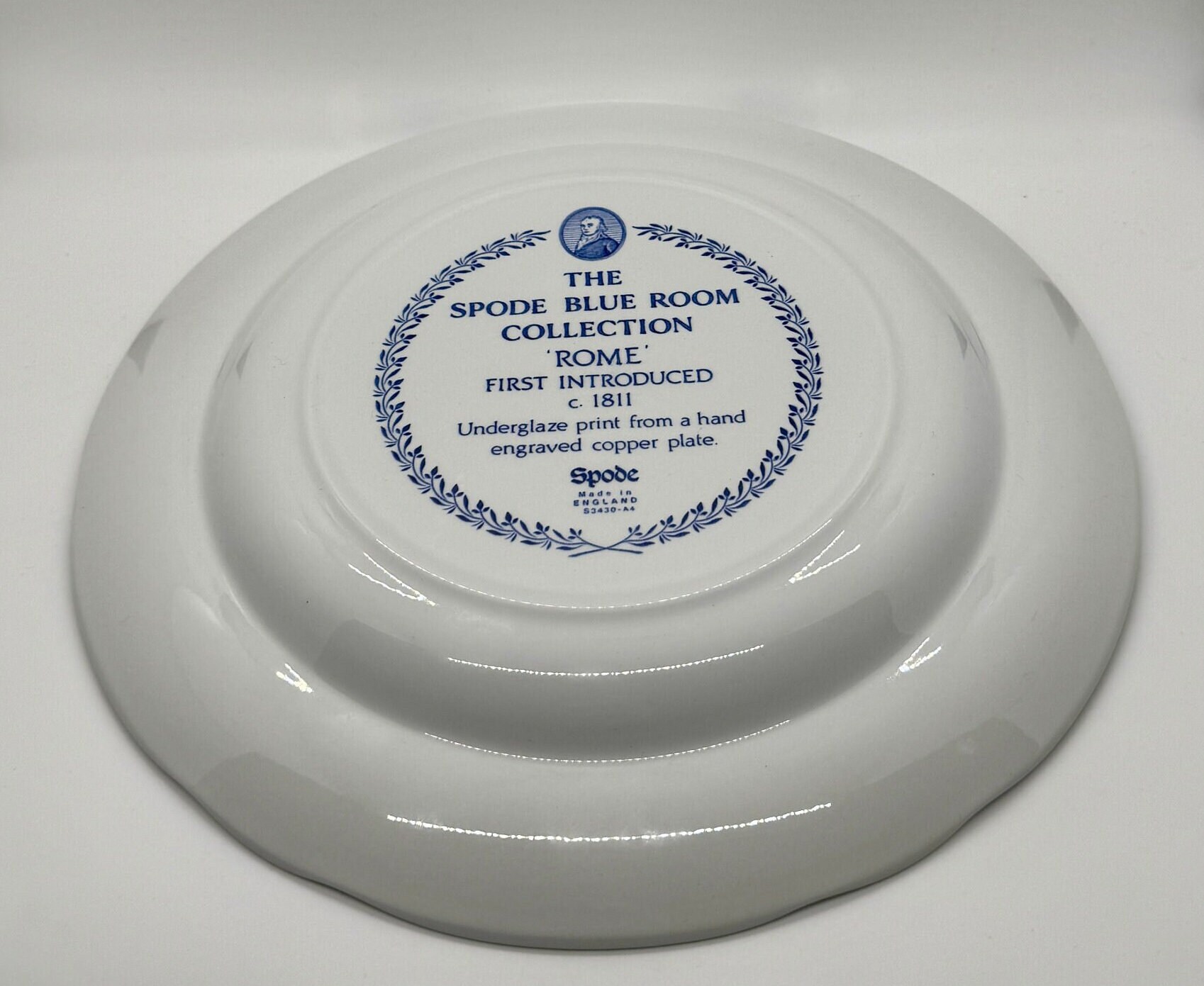 Spode Blue Room "rome" Wall Art Plate - Etsy