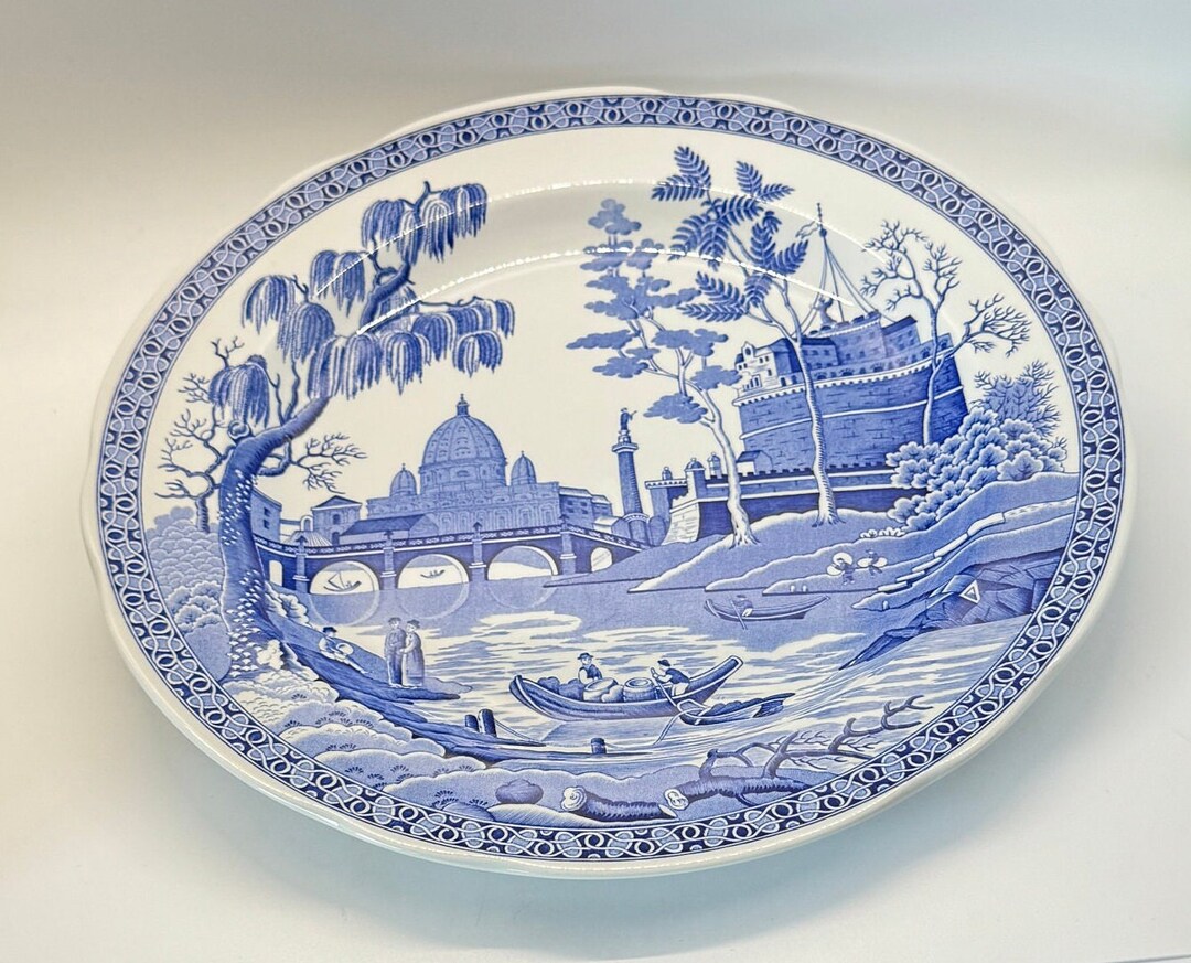 Spode Blue Room Rome Wall Art Dinner Plate option 2 - Etsy