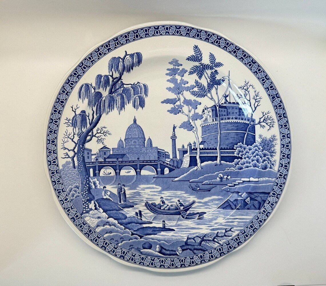 Spode Blue Room "rome" Wall Art Plate - Etsy