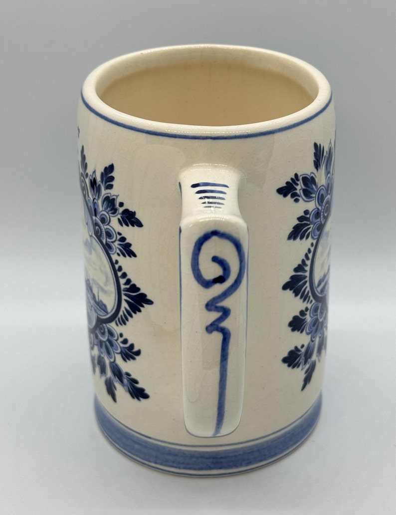 Delft Heineken Beer Stein Dutch Windmill Hand Painted Blue - Etsy