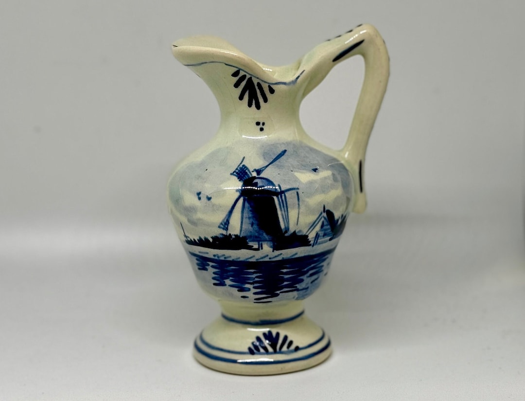 Delft Blue Creamer Pitcher - Etsy