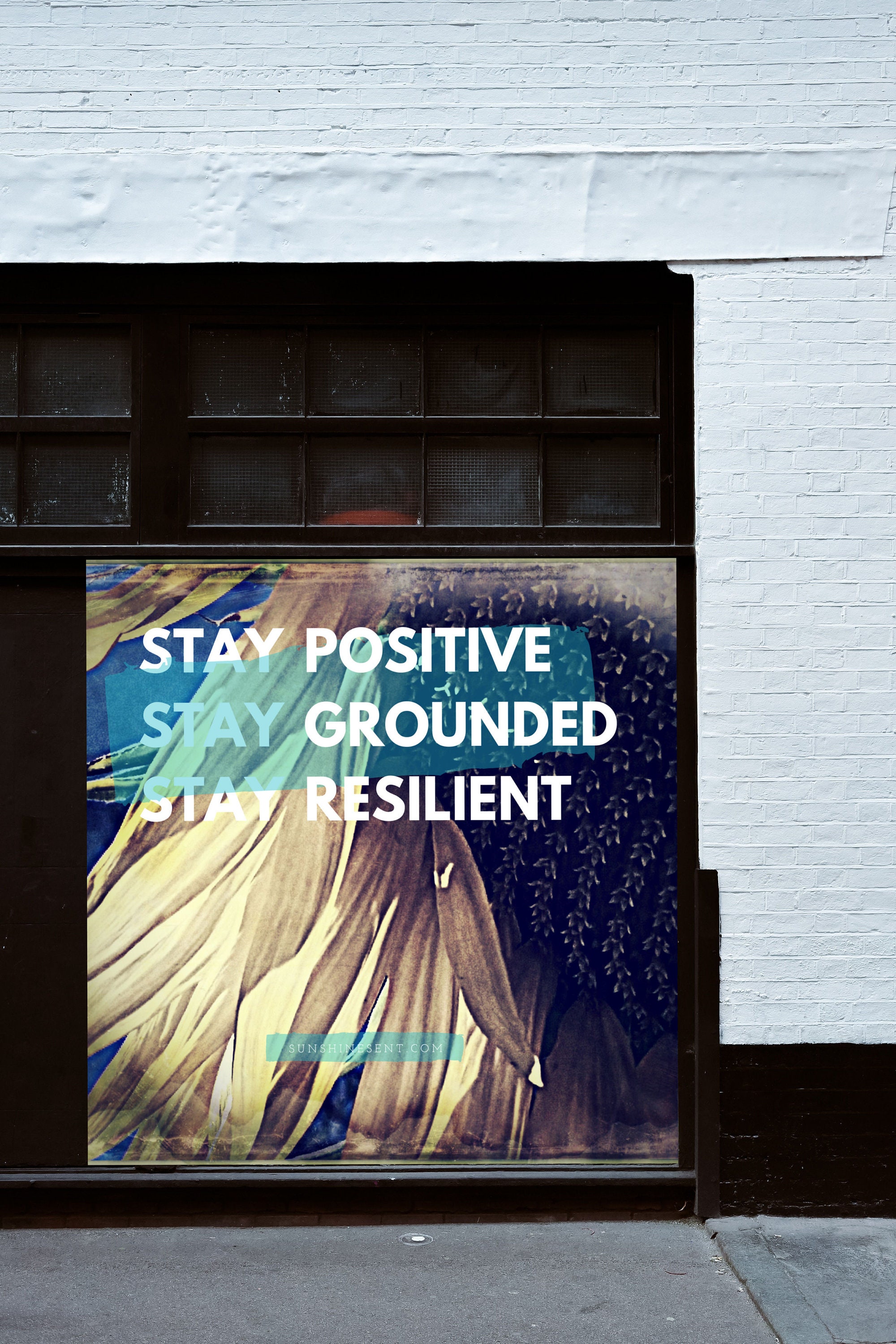 Inspirational Poster 4 Girls Dorm Room Sunflower Decor | Etsy