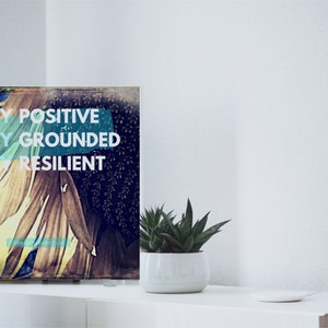 Inspirational Poster 4 Girls Dorm Room Sunflower Decor - Etsy