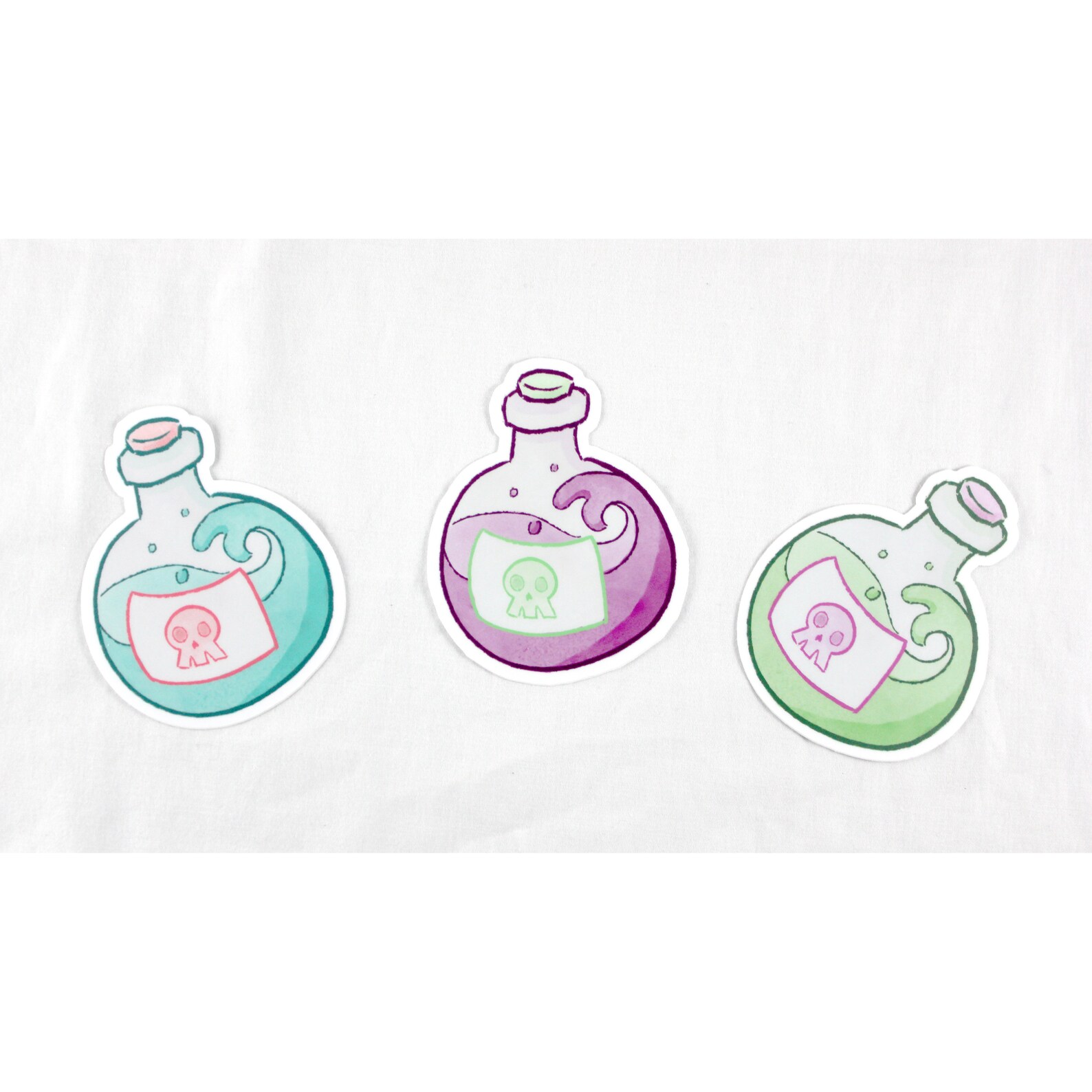 Cute Poison Bottle Vinyl Sticker - Etsy