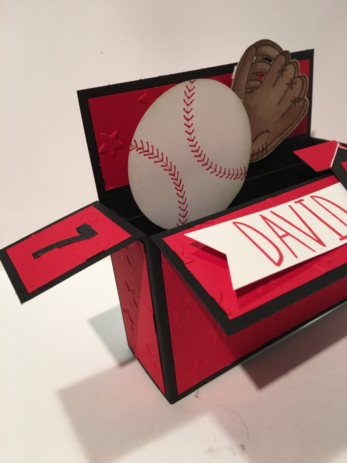 Baseball Catcher Card Ball Game Baseball Pop up Card: 3d - Etsy
