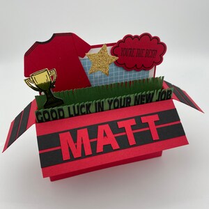 Personalized Football Pop up Card: 3D Soccer Birthday Card - Etsy UK