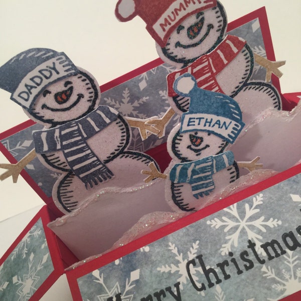 Pop up Christmas Cards - Etsy