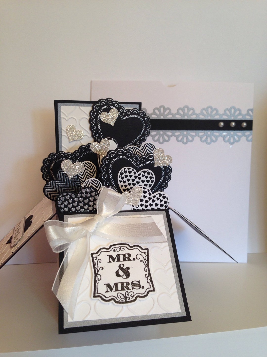 Hand Made Wedding Card, Card in a Box, Engagement, Anniversary ...