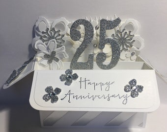 Ruby Wedding Anniversary Card 40 Years Married Pop up Card | Etsy UK