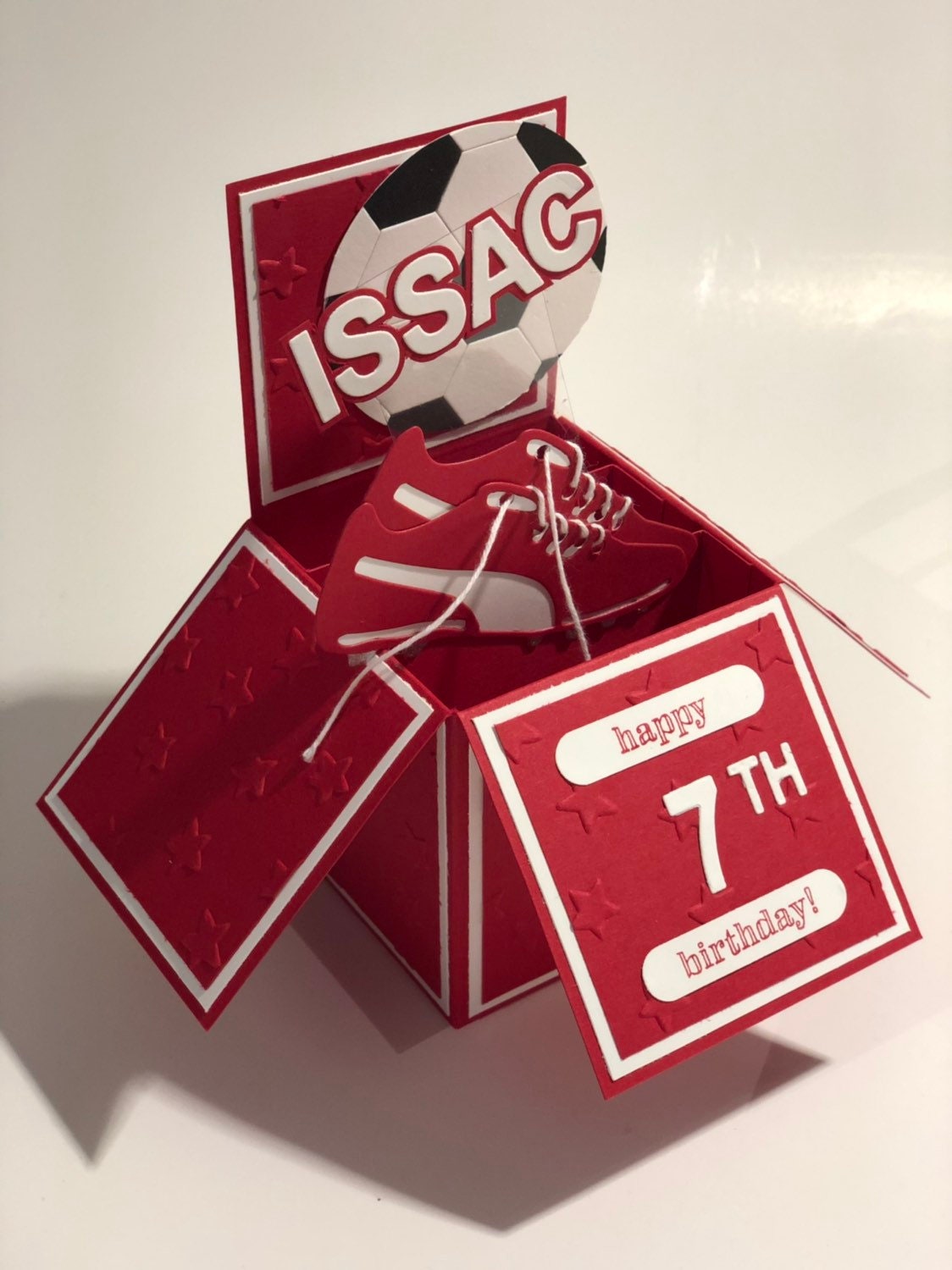 Soccer; Football; Sport; Pop up Birthday Card; Personalised - Etsy UK