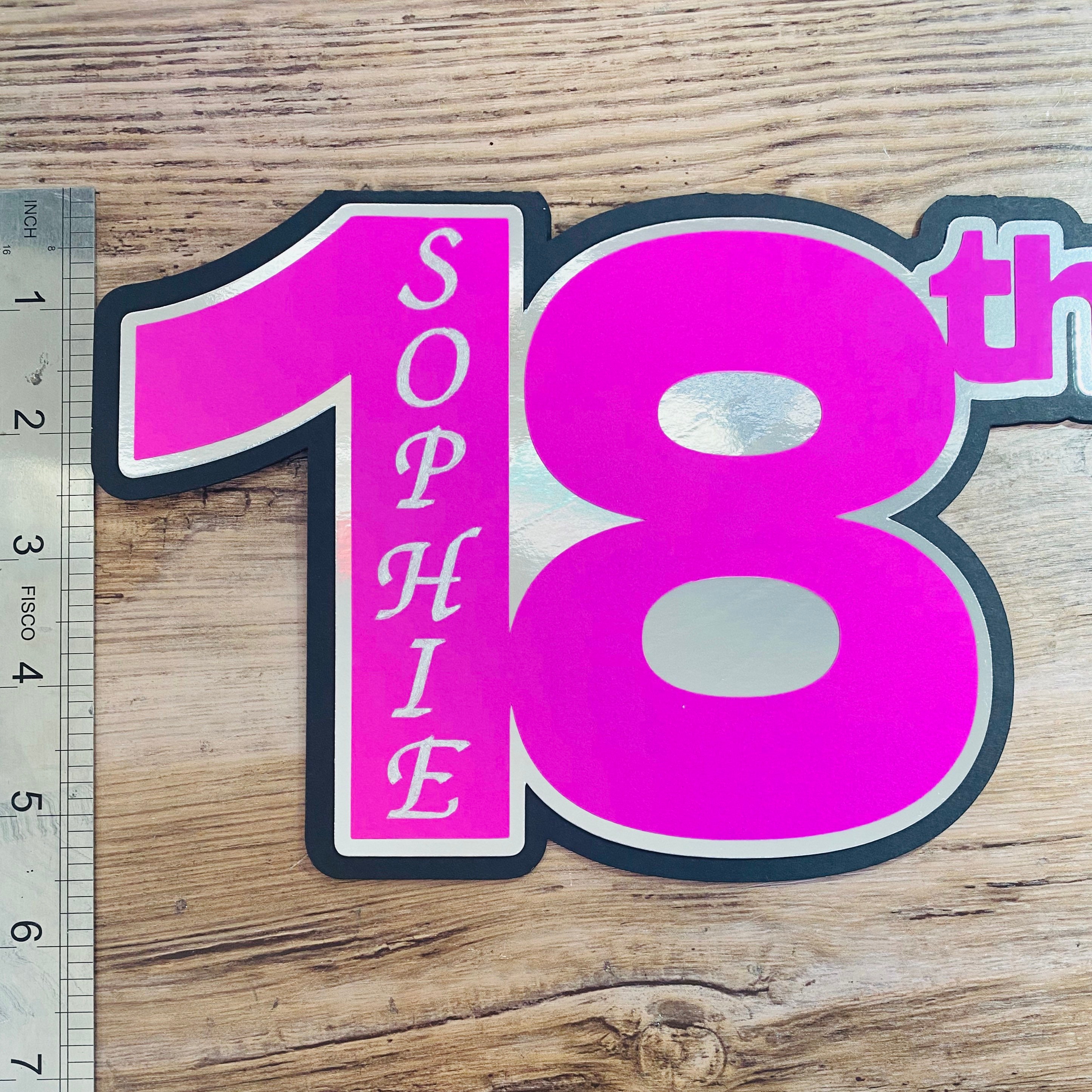 18th Birthday Card Age Card Personalised Cards for 18th - Etsy