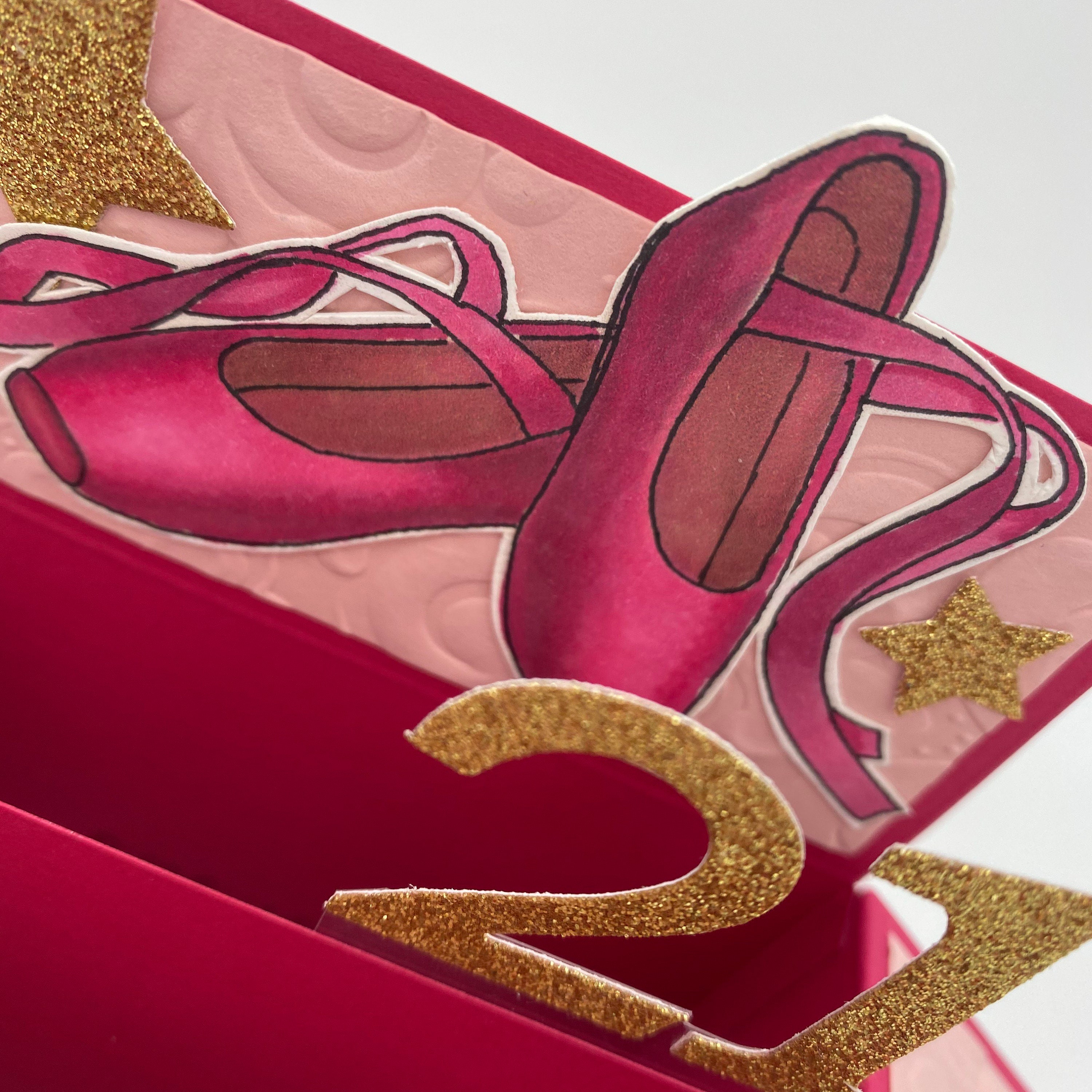 Ballet Birthday Card, Card in a Box, Pop up Card, Speciality Card, 3d ...