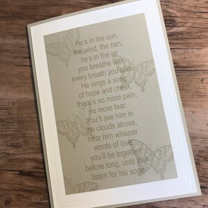 Sympathy Card for Loss of a Child; Bereavement; Death of Child; Death ...