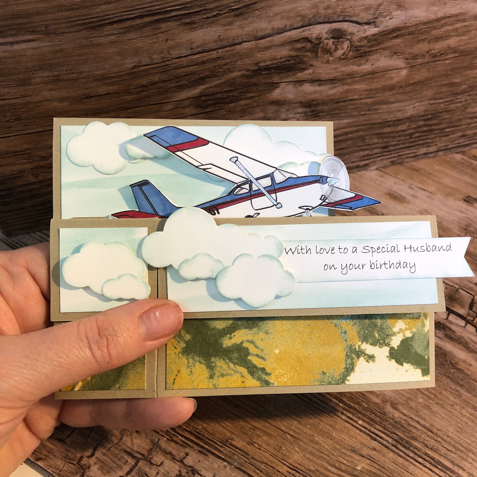 Airplane Aeroplane Cessna Aviation Pop up Card in a Box - Etsy