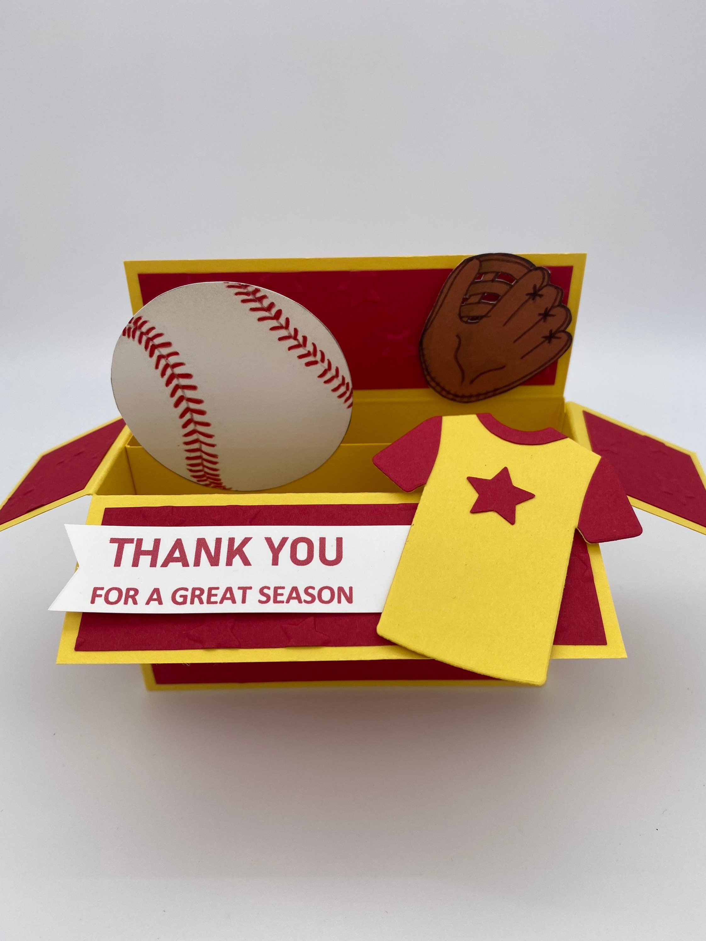 Baseball Catcher Card Ball Game Baseball Pop up Card: 3d - Etsy