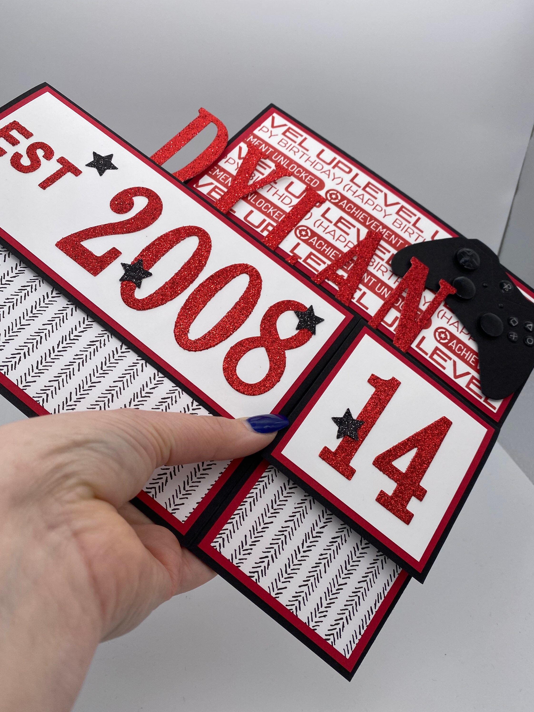 Supersized Pop up Card Birthday Male Birth Year Card Extra - Etsy