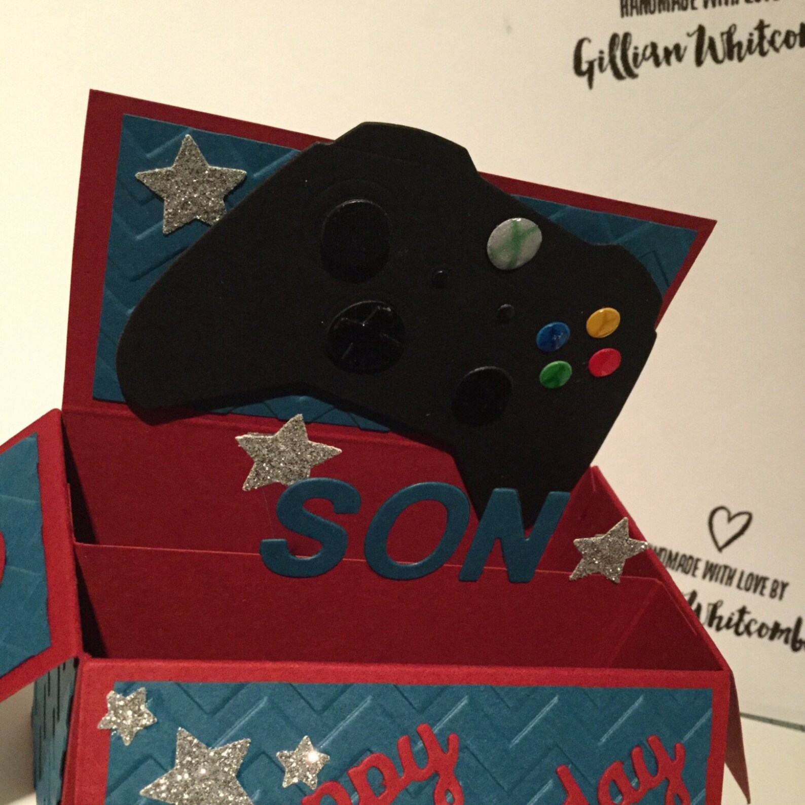 Game Controller Pop up Birthday Card Gamer Joystick Console - Etsy UK