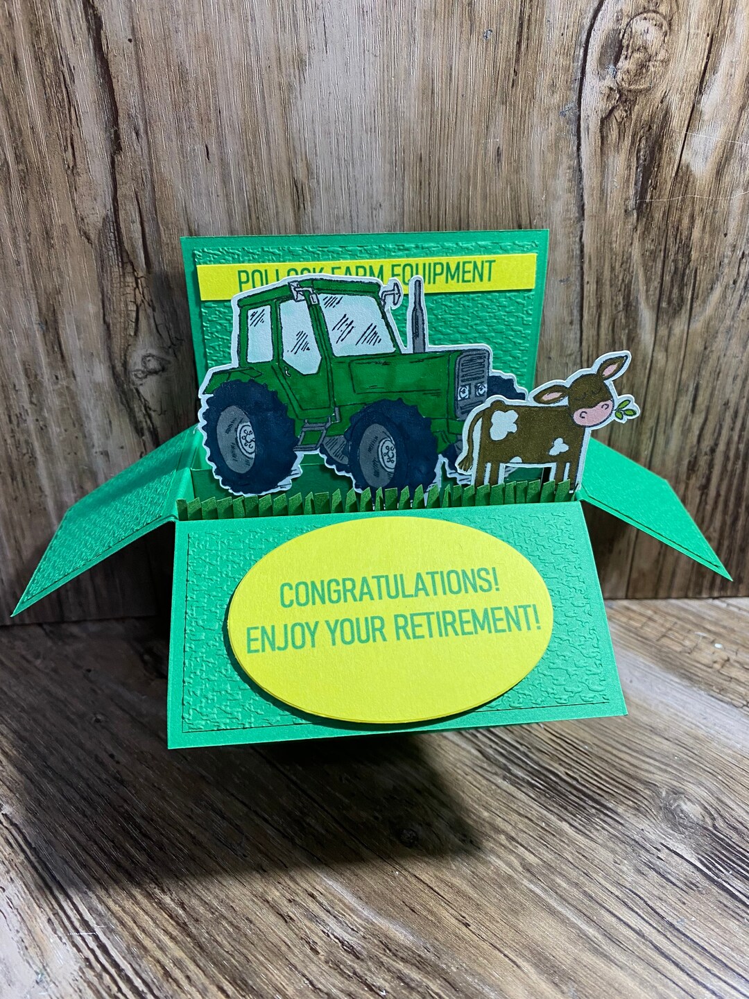 Tractor, Farming, Farmer, Cow, Farm, 3D, Pop up Card, Box Card ...