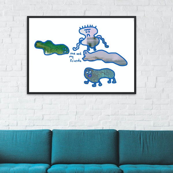 Friends Artwork - Etsy