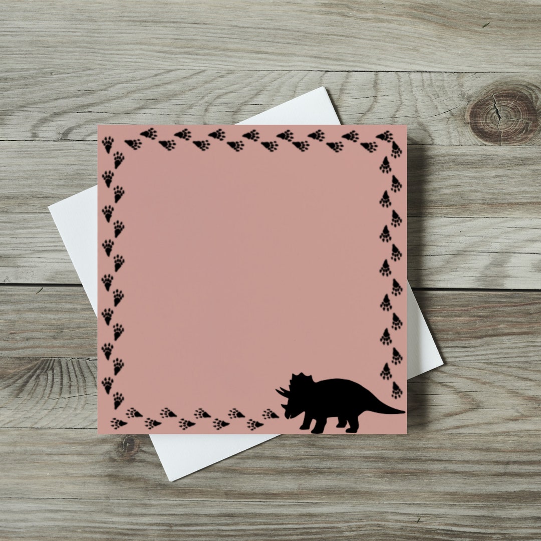 Dino Sticky Pad Design - Dinosaur Design - Dinosaur PNG - Sticky Note ...