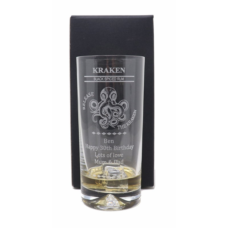 70 Birthday Rum Glass - Etsy UK