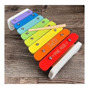 Personalised Wooden Xylophone - Etsy