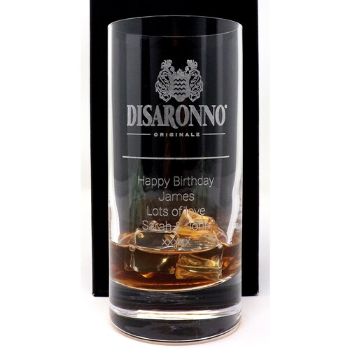 Engraved/personalised Disaronno % Design Premium Highball - Etsy