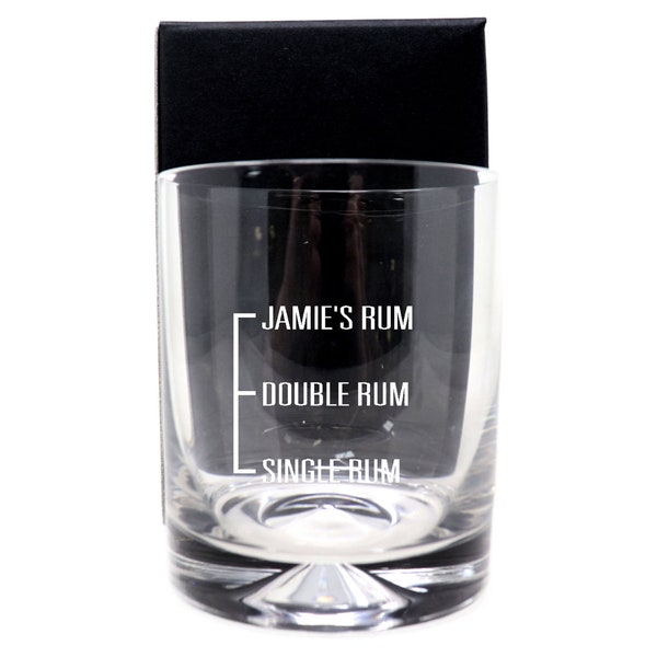 Rum Glasses - Etsy UK