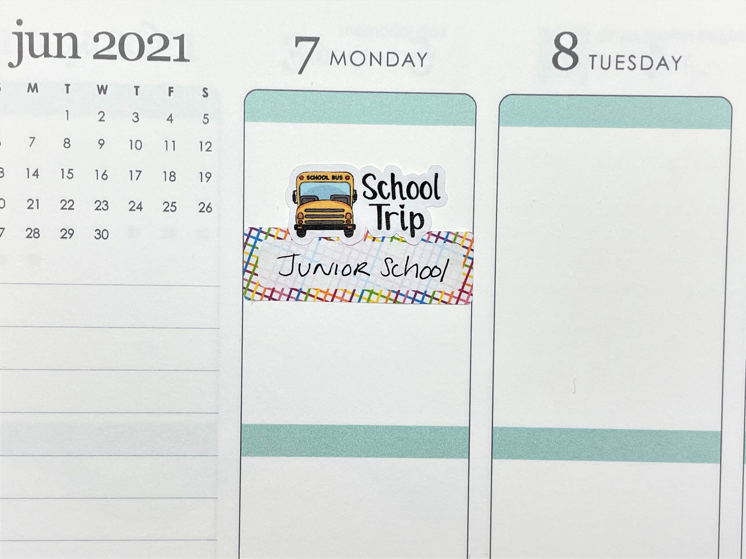 School Events Planner Stickers UK School Days School - Etsy UK