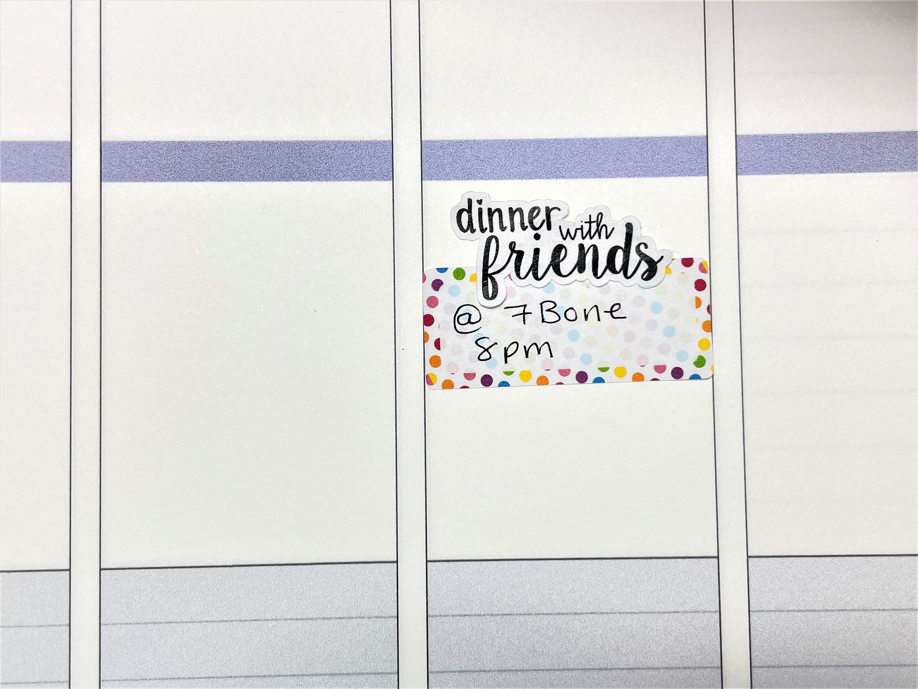 Dinner With Friends Planner Stickers Journal Stickers - Etsy UK