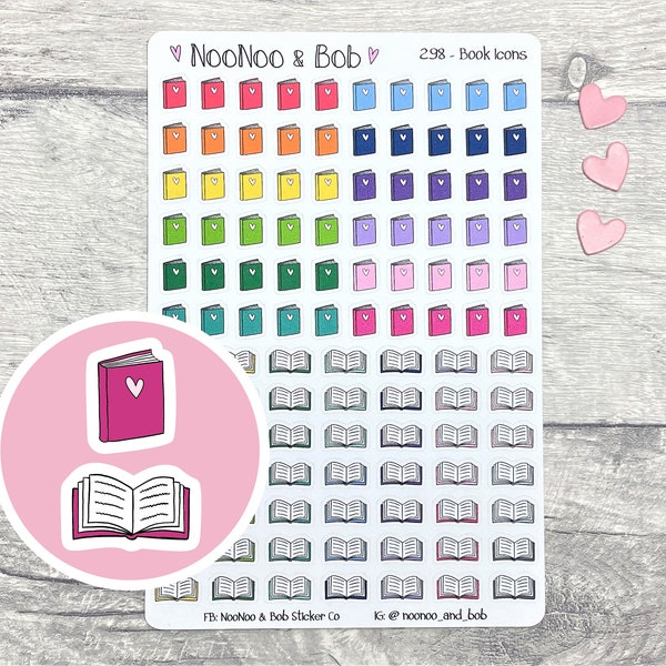 Book Stickers - Etsy