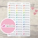 After School Club Script Planner Stickers School Planner Stickers ...
