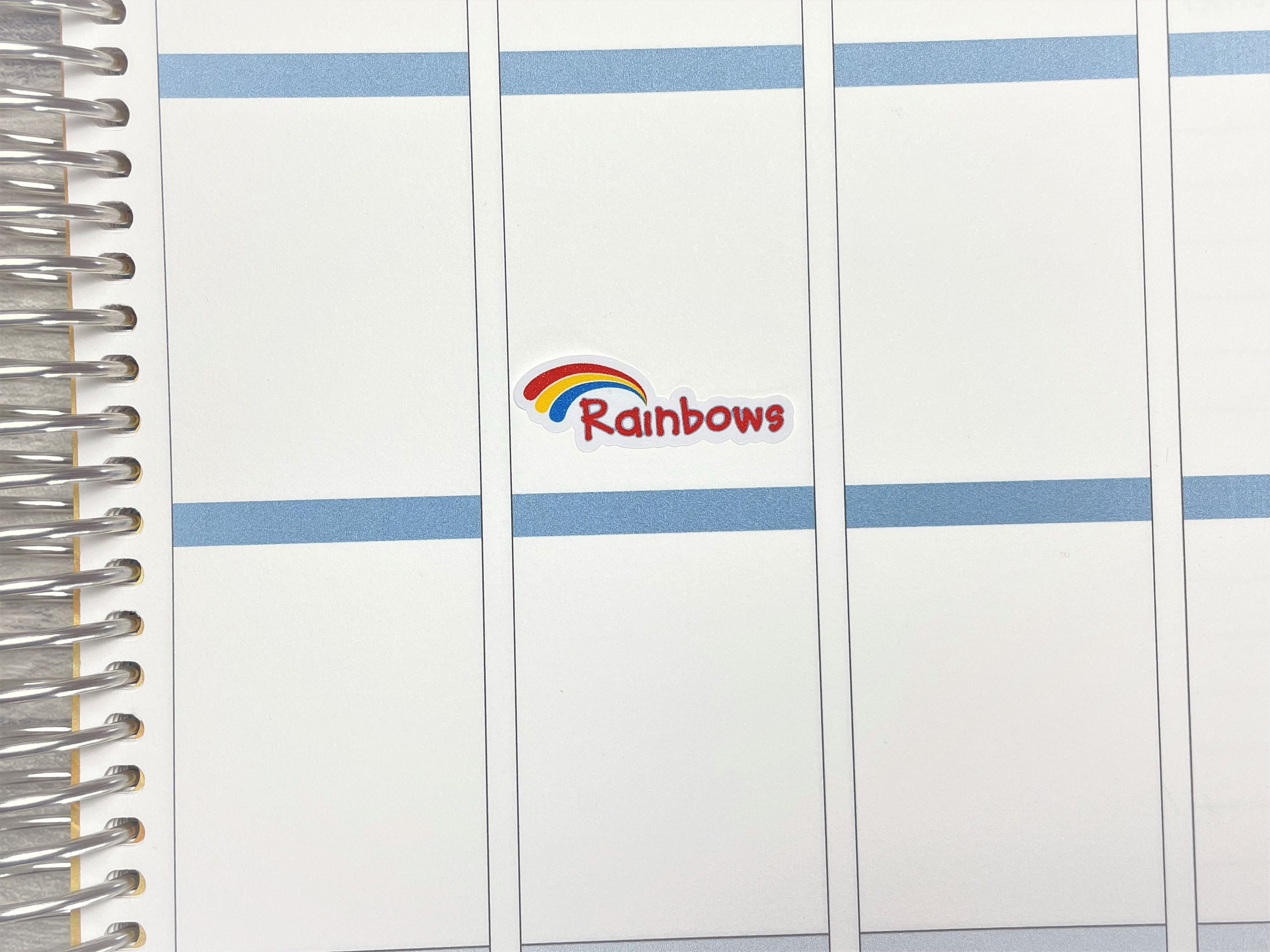 Rainbows Girl Guide Planner Stickers Girl Guiding Group - Etsy UK