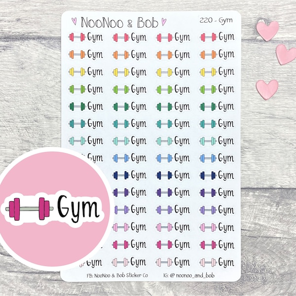 Workout Stickers - Etsy